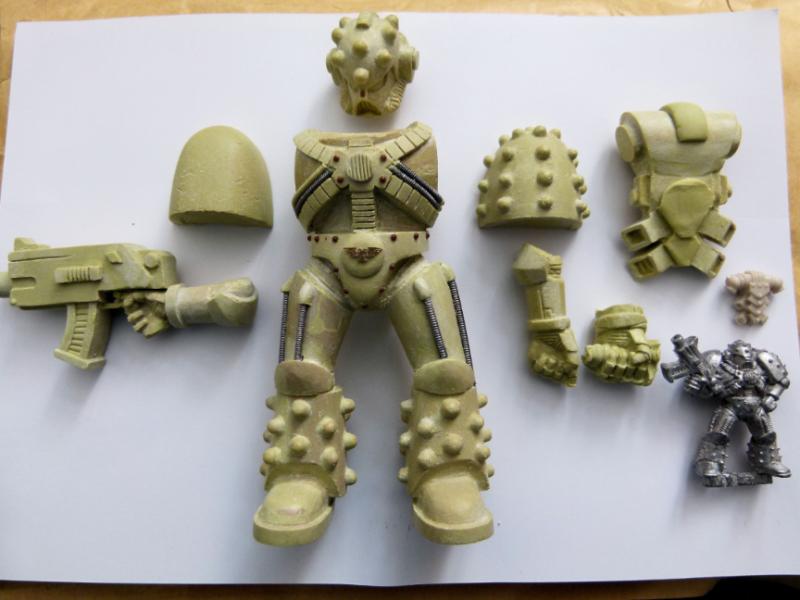 Action Figure Big Mk5 Space Marines Mk5 Heresy Armour Wip